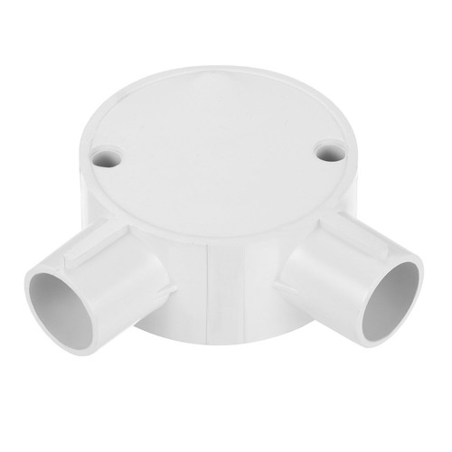 PVC Conduit Box Junction Box 90° 2 Way 20mm M4 x 0.7 for Electronic ...