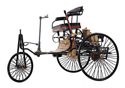 1886 Yellow & Black Model 1 Mercedes Benz Replica Model Car | eBay