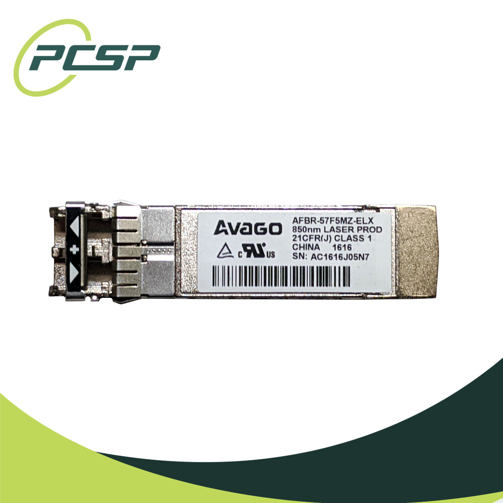 Lot of 4 Avago 16G SR SFP+ FC Transceiver Module 850nm AFBR-57F5MZ-ELX ...