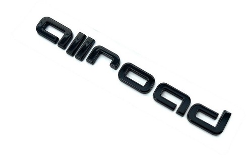 BLACK NEW ALLROAD REPLACEMENT FOR AUDI REAR TRUNK EMBLEM BADGE ...