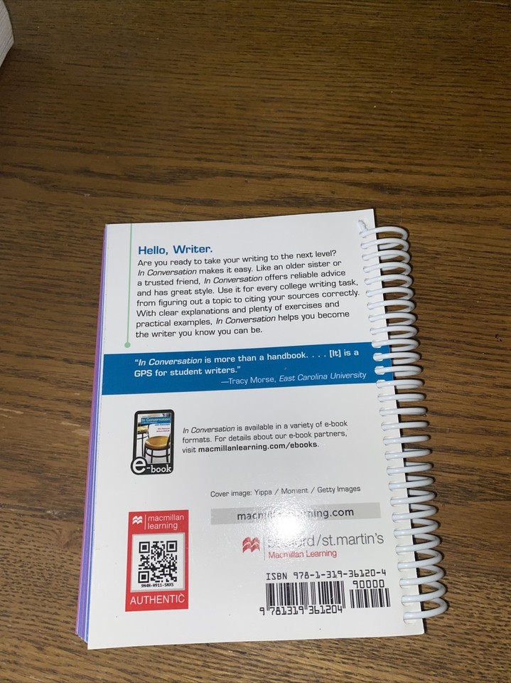 In Conversation with Exercises, 2020 APA Update: A Writer's Guidebook ...