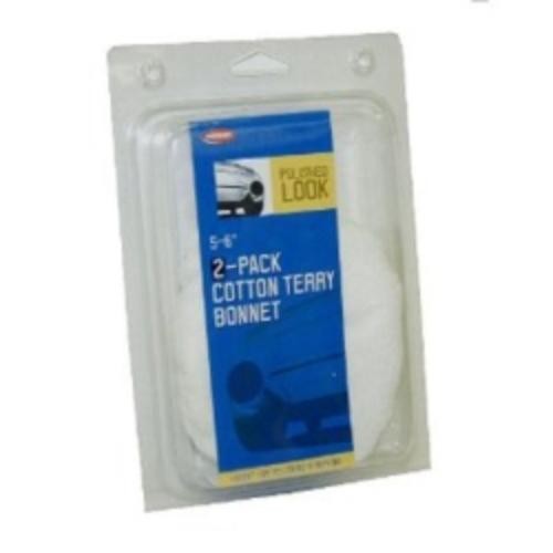 Carrand 40400 Terry Cotton Polishing Bonnet, 5 In. - 6 In., For ...