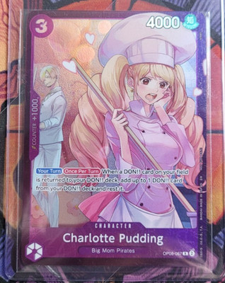 Charlotte Pudding OP08-067 Store Treasure Cup Prize Promo One Piece ...