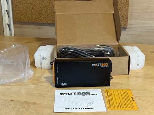 Wattbox WB-250-1PW-1B-2 IP Controlled Smart Outlet Power Reboot Surge ...