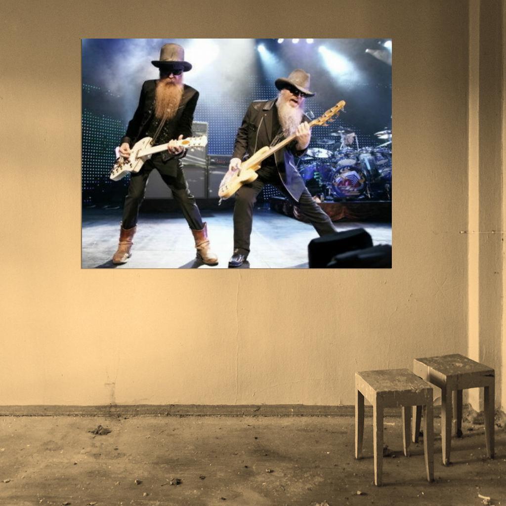 63066 ZZ Top Rock Music Wall Decor Print Poster | eBay