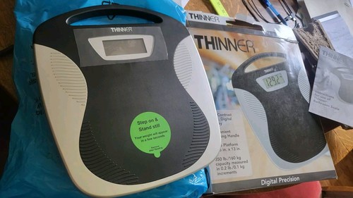 Scale Conair Thinner Portable Digital in Black/Silver Weight Capacity ...