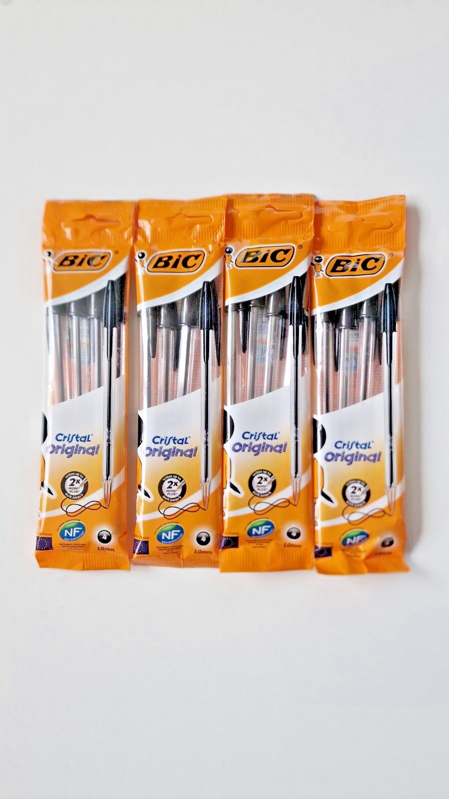 Bic Cristal Medium Ballpoint Pens BLUE BLACK Biros | eBay UK