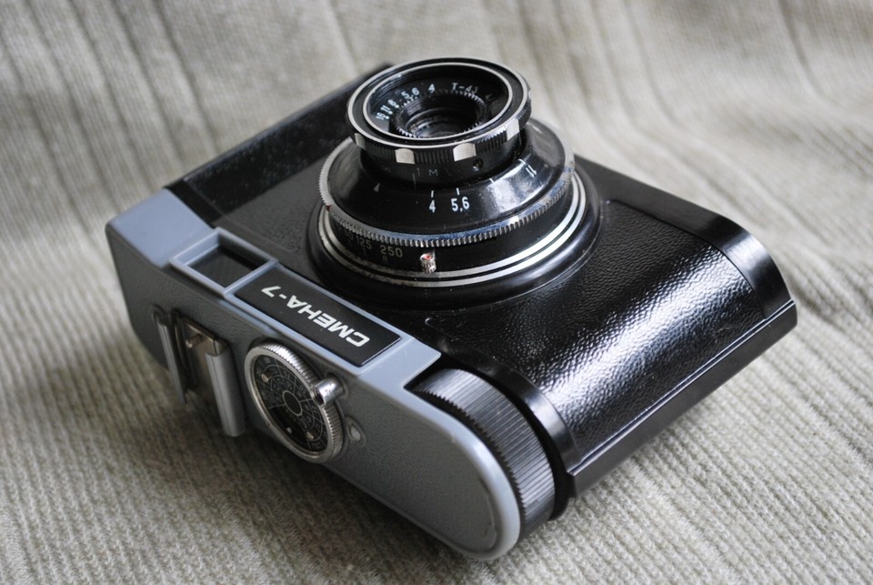 SERVICED! Vintage Smena 7 No.00848 LOMO GOMZ USSR Lens T-43 Film Camera ...