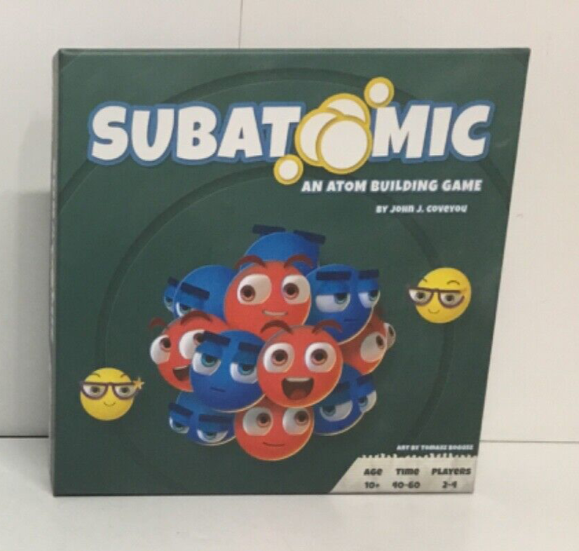 Genius Board Game Subatomic - An Atom Building Game - New Open Box | eBay