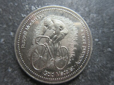 1978 Edmonton Commonwealth Games Medallion Russell Mockridge | eBay