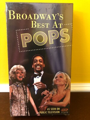 Sealed 2007 WGBH Broadway's Best At Pops Boston Pops VHS Tape Public TV ...