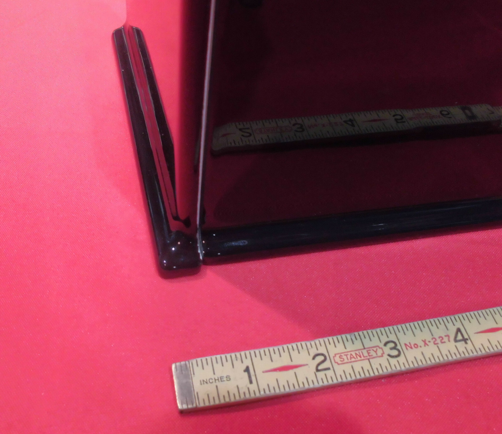 1 pc. Glossy Black: Flat Top; base/cove Ceramic Tile: 6" X 6" NEW STOCK ...