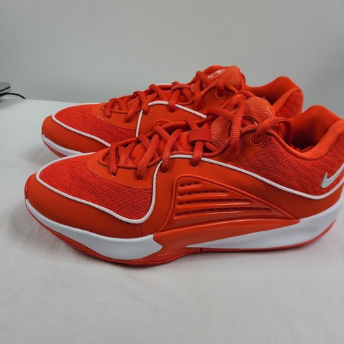 Nike KD16 TB Team Orange White Basketball Shoes Men's Size 8 FN7091-801 ...