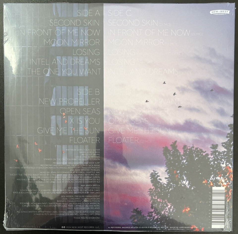 NADA SURF MOON MIRROR BLUE GALAXY SPLATTER VINYL 2LP DELUXE LIMITED ...