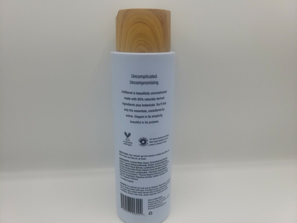 Unfiltered Raw Sugar Shower Gel Blueberry + Thyme, 12 Fl Oz. | eBay