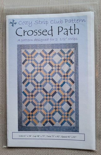 Quilt Pattern by Cozy Quilt Designs: CROSSED PATH #SRR-CP | eBay