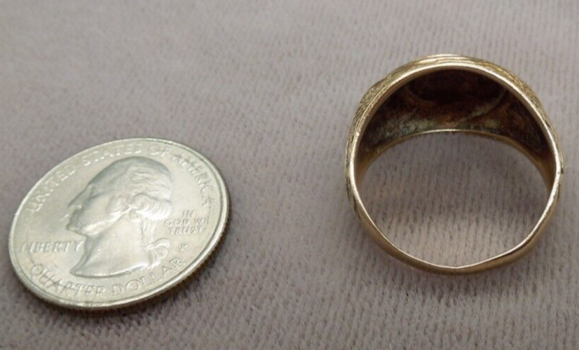 Early Rare R & S WWII Army Air Corps Pilot Ring USA 10k Yellow Gold ...