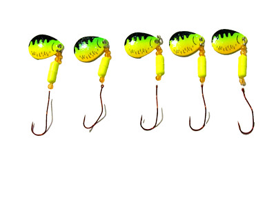 SUZIES SPINNERS 5 Slow Death Floater Crawler Harnesses Colorado Blades ...