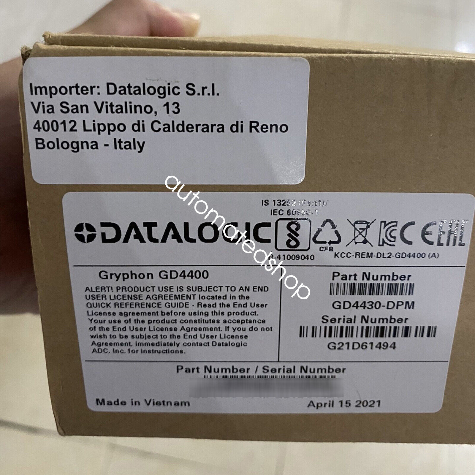 1PC NEW Datalogic GD4430-DPM Handheld Barcode Scanner Shipping DHL or ...