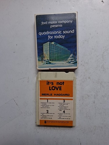 8 Track Quadraphonic Tapes Lot of 2 Ford Presents, Merle Haggard VG | eBay