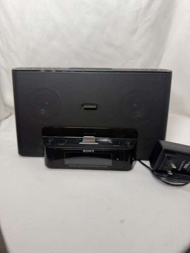 SONY Personal iPod Audio Docking System ICF-CS15iP- With AM/FM Antenna ...