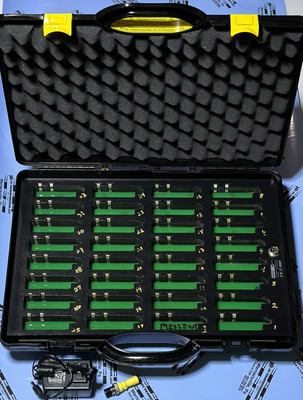 MYLAPS / AMB / TRANX260 CAR/BIKE 32x TRANSPONDER CHARGER BRIEFCASE ...