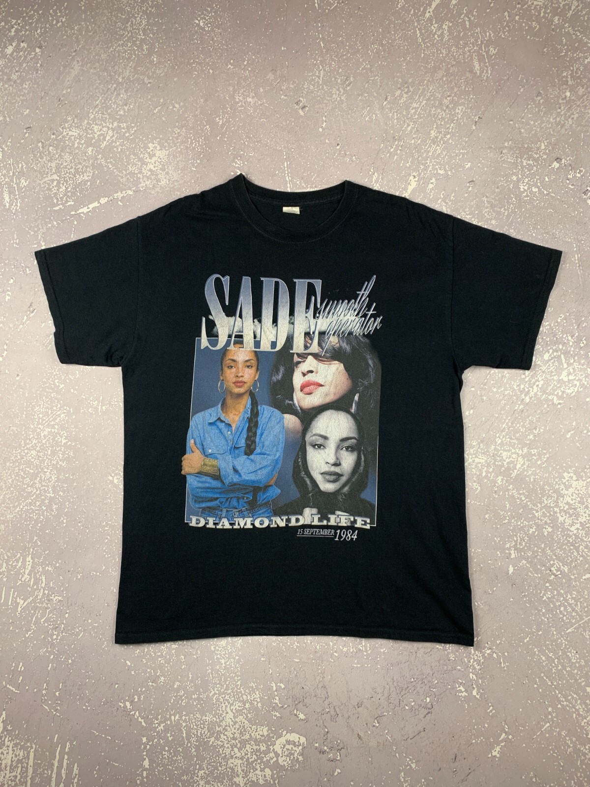 1984 Vintage Sade Diamond Life 15 September Band T Sh… - Gem