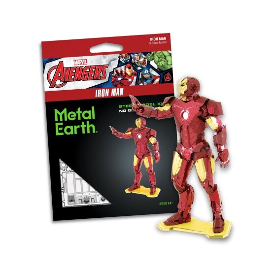 Metal Earth Marvel Avengers Iron Man Steel Model Kit | eBay