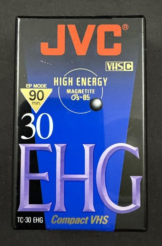 JVC TC-30 EHG High Energy EP Mode 90min Compact VHS | eBay