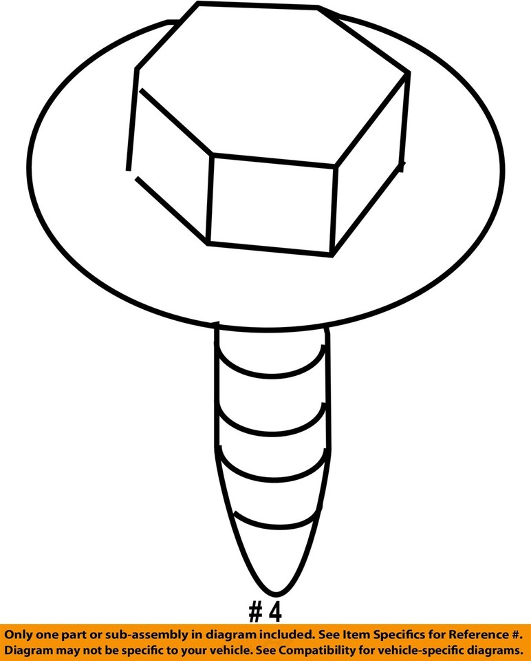 GM OEM 08-15 Captiva Sport Radiator Support-Sight Shield Clip 94530397 ...