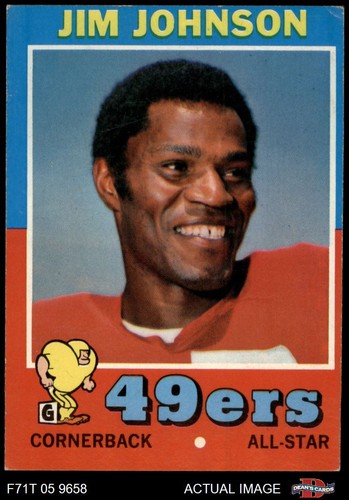 1971 Topps #24 Jimmy Johnson 49ers HOF UCLA 5 - EX | eBay