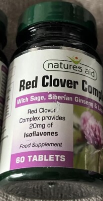 Menopause Support Red Clover with Sage Tablets. Hormone Balance 60 ...