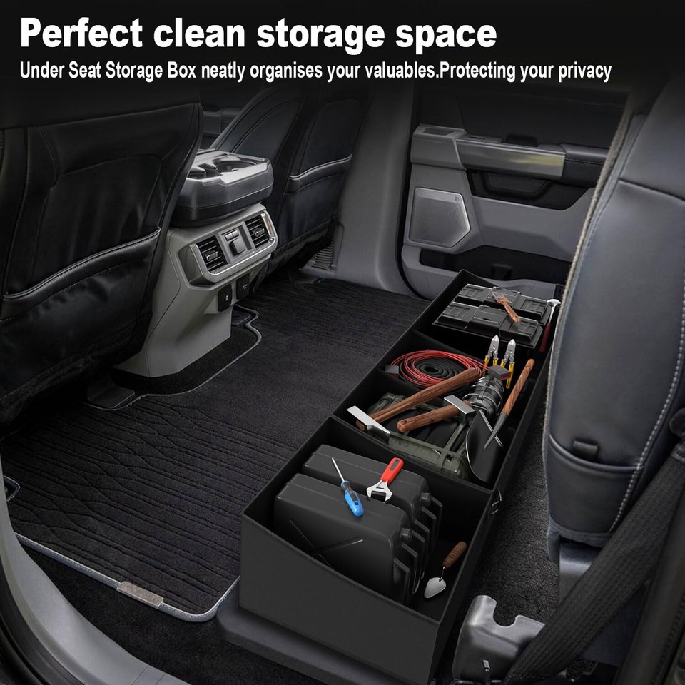 Underseat Storage Box For Ford F-150 F-250/F-350/F-450/F-550 Tool ...