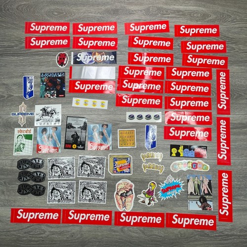 Supreme Sticker Lot Variety Authentic Sets Box Logo Bogo Public Enemy ...