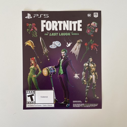 Fortnite: The Last Laugh Bundle - PS5 - NO CASE! PAPER WILL BE SHIPPED ...