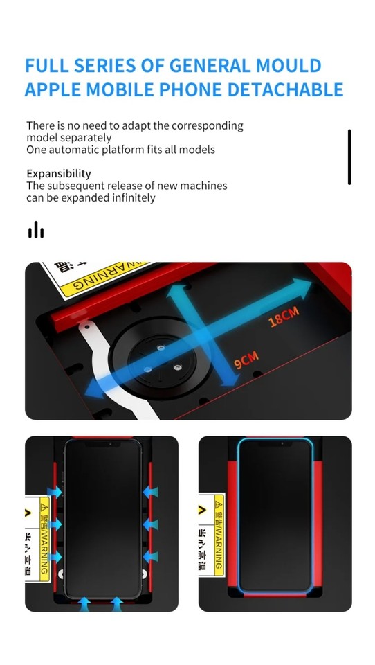 TBK-288 Automatic Intelligent LCD Heating Separator Screen Repair ...