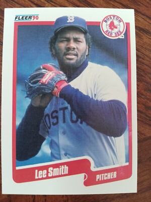 LEE SMITH BOSTON RED SOX 1990 FLEER BASEBALL CARD #287 | eBay