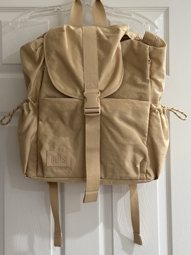 BEIS The Sport Backpack Light Tan NWOT | eBay