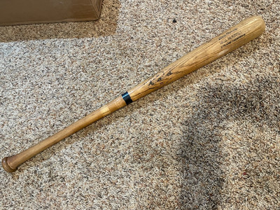 1971 RICK MCKINLEY NEW YORK YANKEES GAME USED BAT CRACKED REPAIRED WITH ...