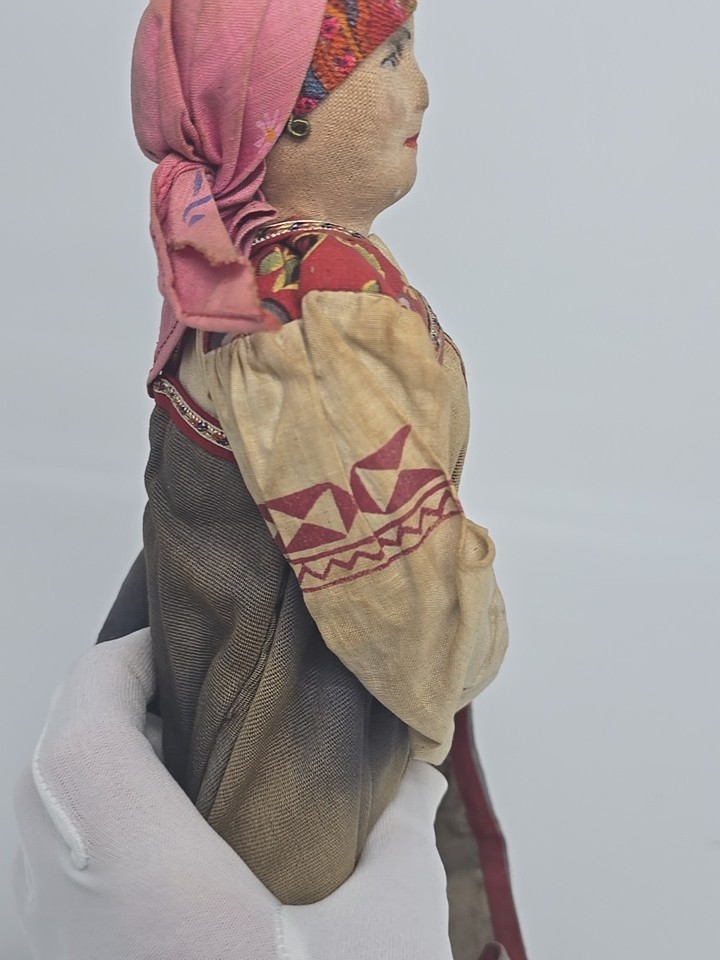 Antique 14" Russian Stockinette Cloth Doll Soviet Union SMOLENSK ...