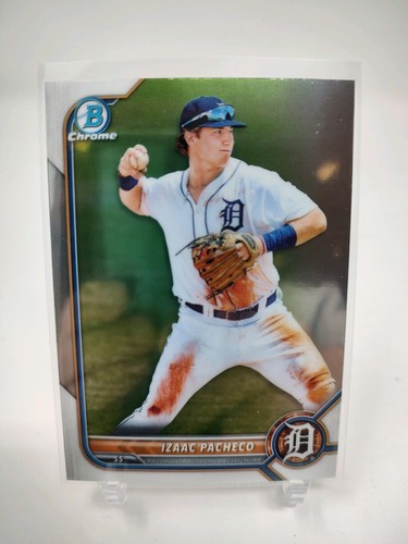 2022 Bowman Chrome Baseball Izaac Pacheco #BCP-106 Detroit Tigers BUF ...