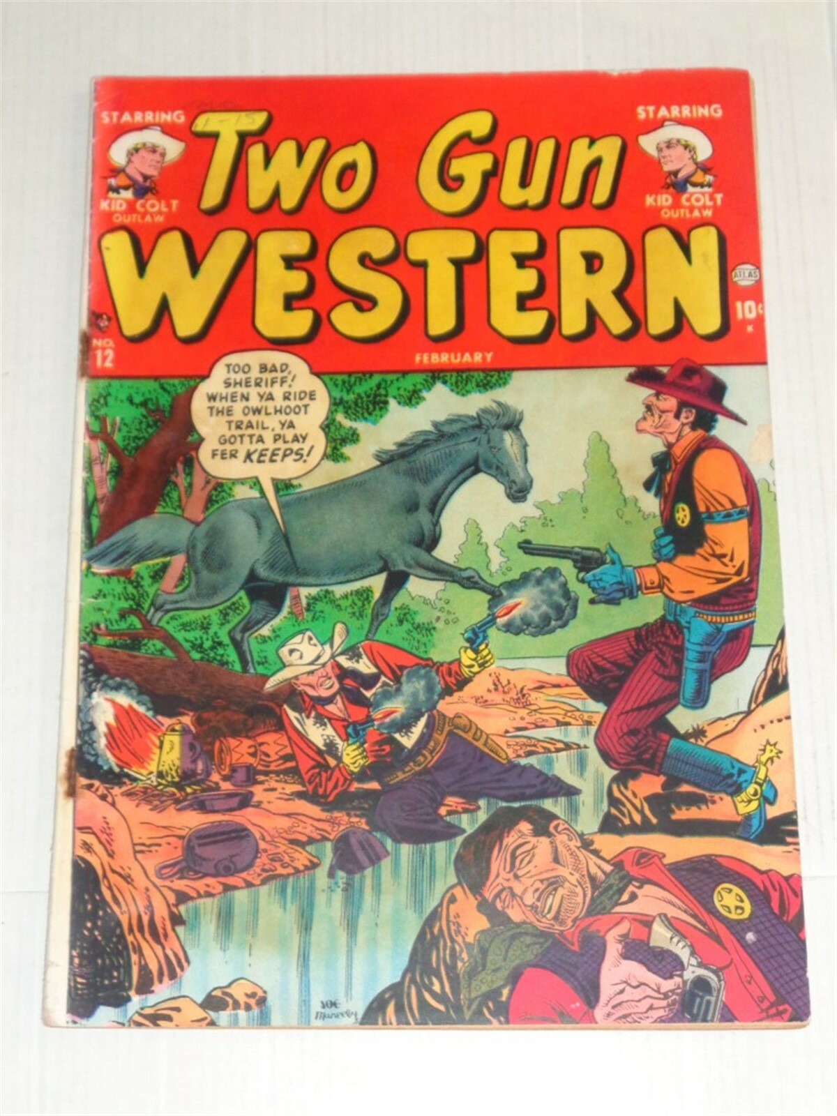 TWO GUN WESTERN #12 VG (4.0) FEBRUARY 1952 MARVEL ATLAS COMICS ** | eBay