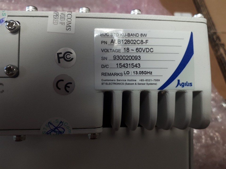 AGILIS 8W Ku-Band BUC, Standard band, RS-485 M&C | eBay