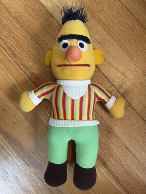 Vintage Burt Sesame Street Plush Doll - Knickerbocker 80s - FREE ...