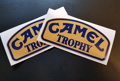 2 x Camel Trophy Stickers Race & Rally Car Stickers. 140mm x 70mm | eBay