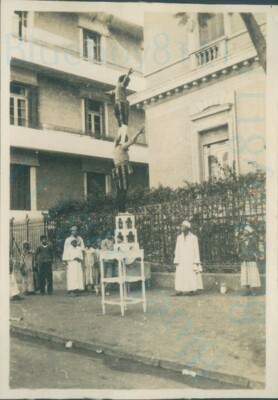 British Army Egypt 1936 Street Scene Cairo Balancing act | eBay