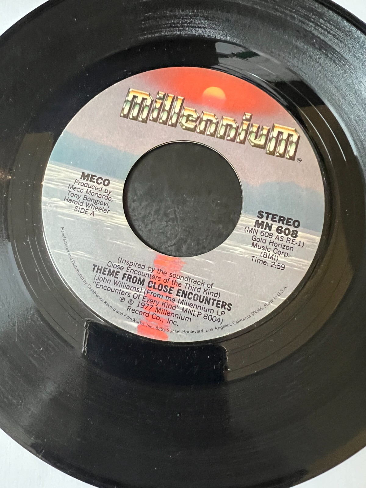Disco 45 Meco - Theme From Close Encounters Millennium Records VG 1977 ...