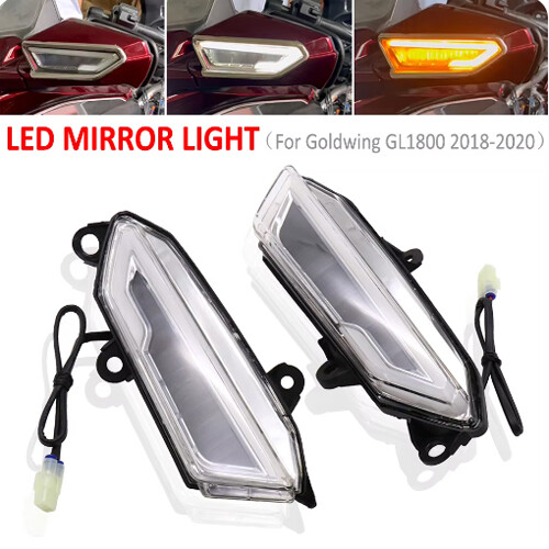 LED Front Side Turn Signal Indicator Light For Honda Goldwing GL1800 ...