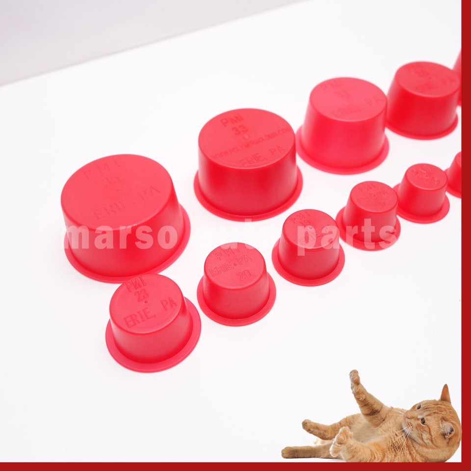 SET 16 Sizes 0.17-1.36 - Auto Parts Round Plastic Tapered Hole Plugs ...