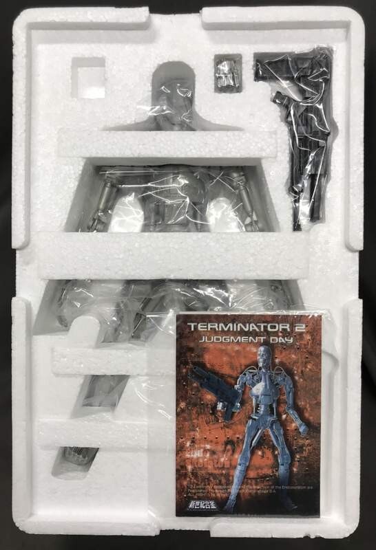 Aoshima 1/6 TERMINATOR 2 T-800 ENDOSKELETON Diecast Action Figure w ...